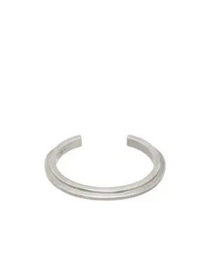 PARTS OF FOUR Ultra Reduction Ridge Bracelet - Acid Silver