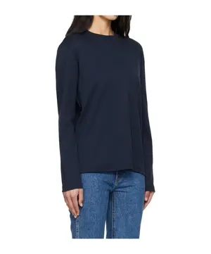 FLORE FLORE Maggie Long-sleeve T-shirt - Navy