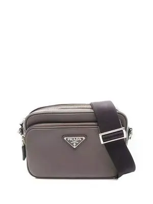 Prada 2013-2026 Saffiano Camera Bag Crossbody Bag - Grey