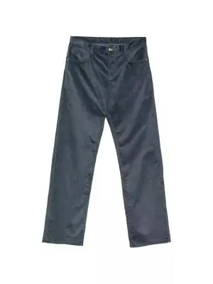 Etro Corduroy Straight-leg Trousers - Blue