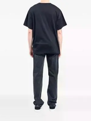 Just Cavalli Stud-embellished Eagle-print T-shirt