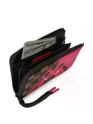 SPRAYGROUND Gumdrop Money Bear Shark Checkered Wallet