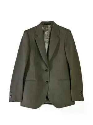 Paul Smith Two-button Linen Blazer - Green