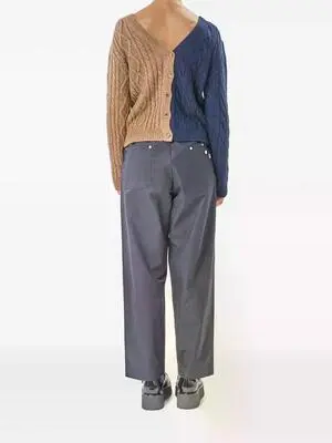 Moschino Inverso Cable-knit Cardigan