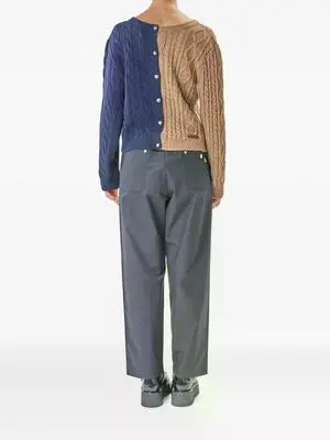 Moschino Inverso Cable-knit Cardigan