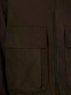 DUNO Zip-up Pocket-detail Jacket - Brown