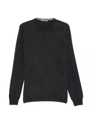 Corneliani Crew-neck Long-sleeve Sweater - Grey