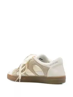 SANTHA Panelled Lace-up Sneakers