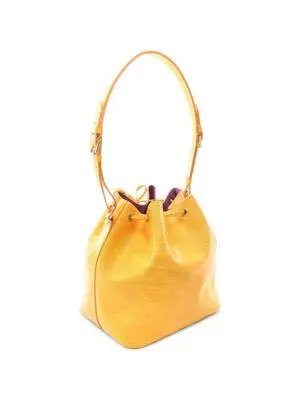 LOUIS VUITTON 1995 Petit Epi Noé Tote Bag - Yellow