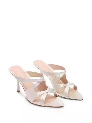 STUART WEITZMAN Rubie Strappy Satin Sandals