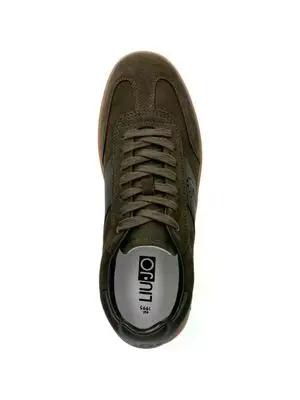 Liu Jo Suede Logo-patch Sneakers - Green