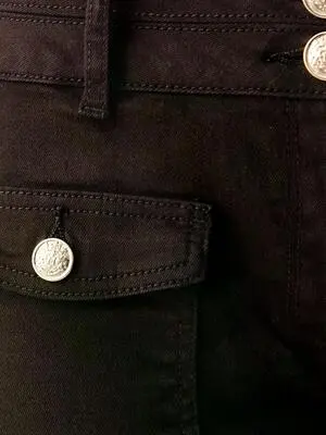 MORGAN Button-embellished Flared Jeans