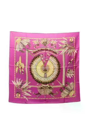 Hermès 2010s Silk Scarf - Purple