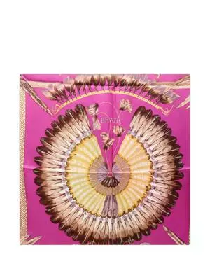 Hermès 2010s Silk Scarf - Purple