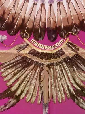 Hermès 2010s Silk Scarf - Purple