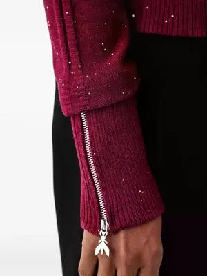 Patrizia Pepe Rhinestone-embellished Cardigan