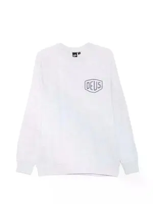 Deus Ex Machina Logo-print Raglan-sleeve Sweater - Grey