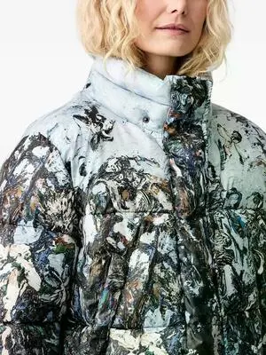 Munthe Vuba Abstract-print Puffer Jacket