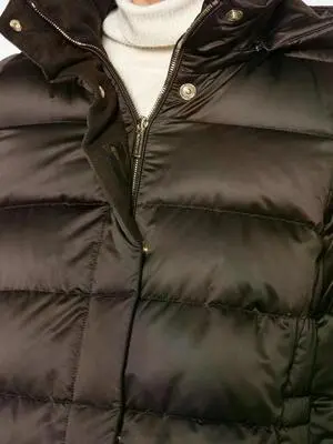 MOORER Delia Hooded Quilted Jacket
