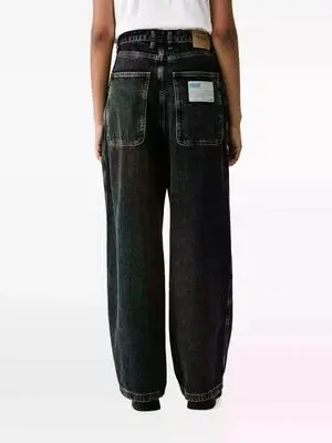 American Vintage Lydbay Logo-patch Wide-leg Jeans