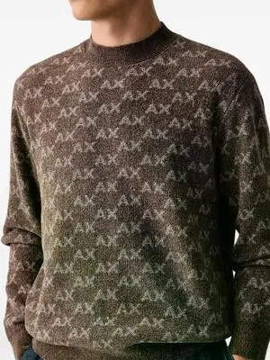 Armani Exchange Logo-pattern Sweater
