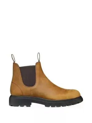Geox Slip-on Panelled Boots - Neutrals