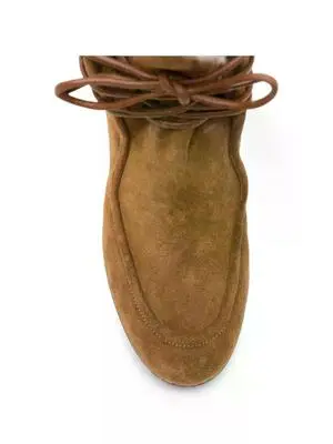 Isabel Marant Étoile Cylia Lace-up Wedge Ankle Boots - Brown