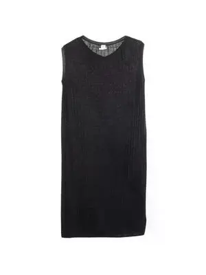 Hermès 2010s Knitted Midi Dress - Black
