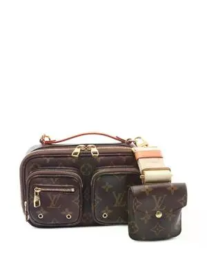 LOUIS VUITTON Utility Monogram 2-way Tote Bag - Brown