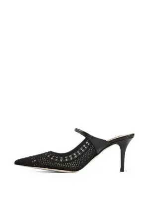 ARTEANA Trieste Crochet-knit Pointed-toe Mules