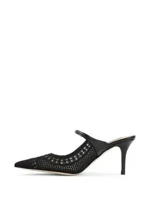 ARTEANA Trieste Crochet-knit Pointed-toe Mules