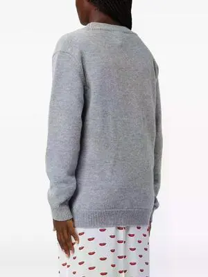 Fiorucci Angels Patch V-neck Sweater