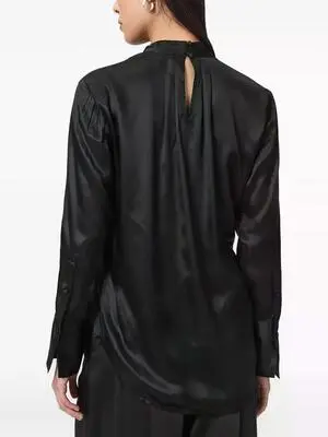 ALLSAINTS Twist-detail Satin Blouse
