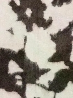 Guest In Residence Cow-print Triangular Scarf