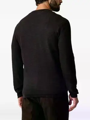 Armani Exchange Textured-knit Sweater