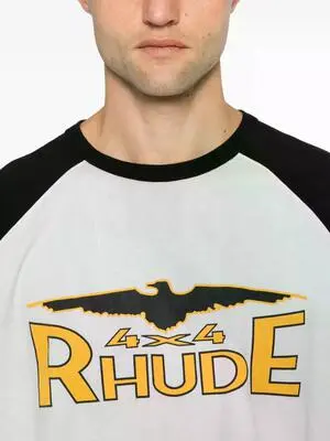 Rhude 4x4 Spirit Logo-print Raglan-sleeve T-shirt
