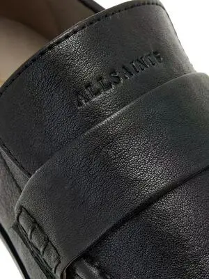 ALLSAINTS Julie Leather Loafers - Black