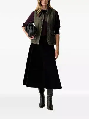 Barbour Joyce Check-pattern Sleeveless Jacket