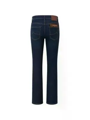 Jacob Cohen Logo-patch Slim-fit Jeans - Blue