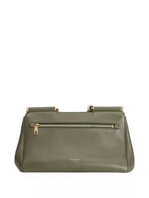 Dolce & Gabbana Medium My Sicily Handbag In Plongé Calfskin - Green