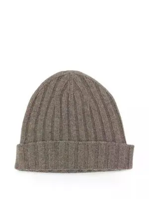 FILIPPO DE LAURENTIIS Ribbed-knit Beanie Hat