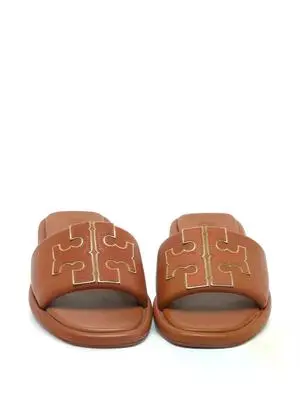 Tory Burch Double T Logo-patch Sandals