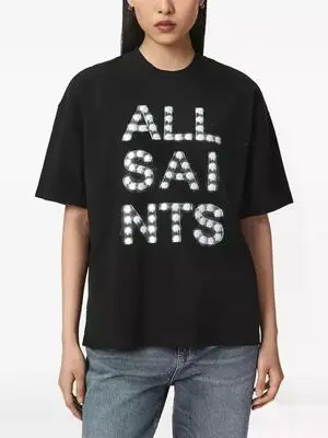 ALLSAINTS Logo-print Cotton T-shirt - Black