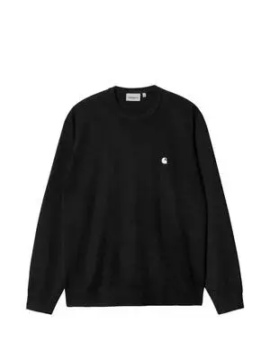 Carhartt Work In Progress Madison Logo-embroidered Crew-neck Sweater