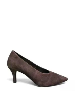 POCHE PARIS Cipele Pointed-toe Suede Pumps - Brown