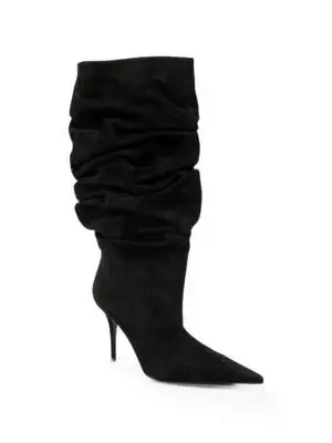 Amina Muaddi Anok Slouchy Knee-high Boots