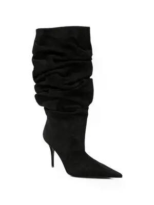 Amina Muaddi Anok Slouchy Knee-high Boots