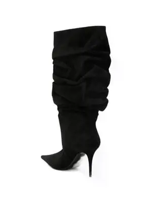 Amina Muaddi Anok Slouchy Knee-high Boots