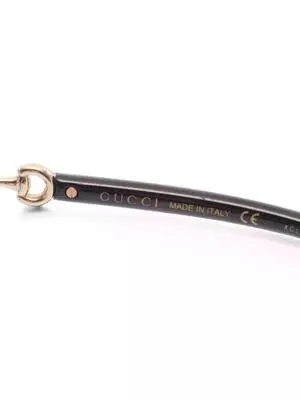 Gucci 2010s Horsebit Square Glasses