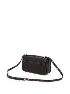 Liu Jo Logo-plaque Studded-strap Shoulder Bag - Brown